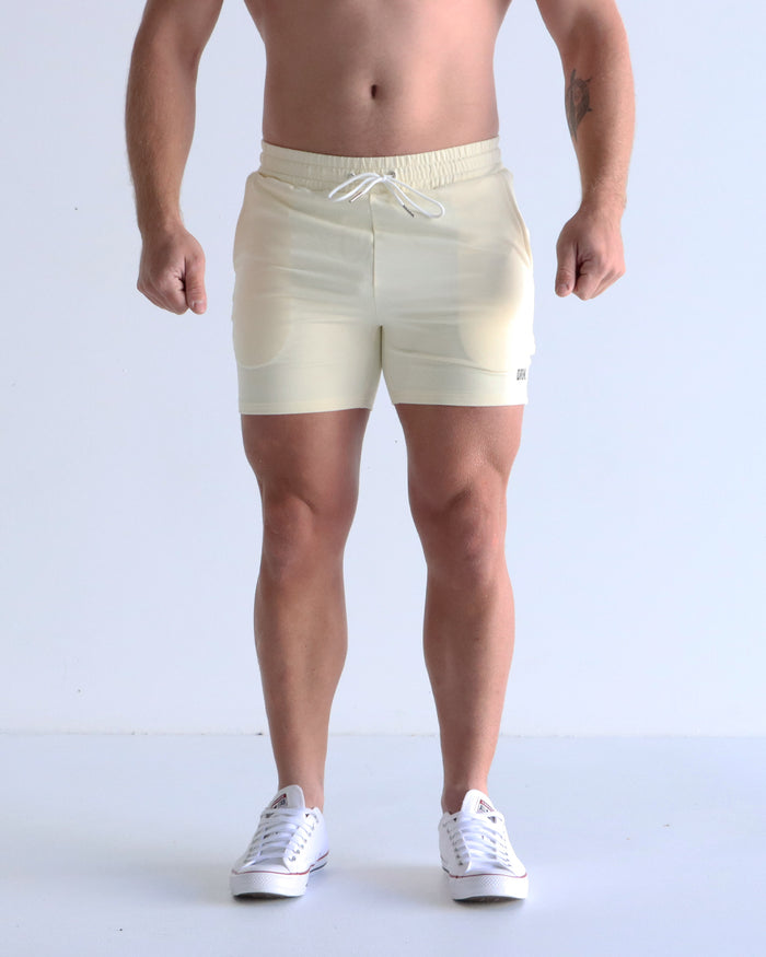 5" Base Shorts - Cream