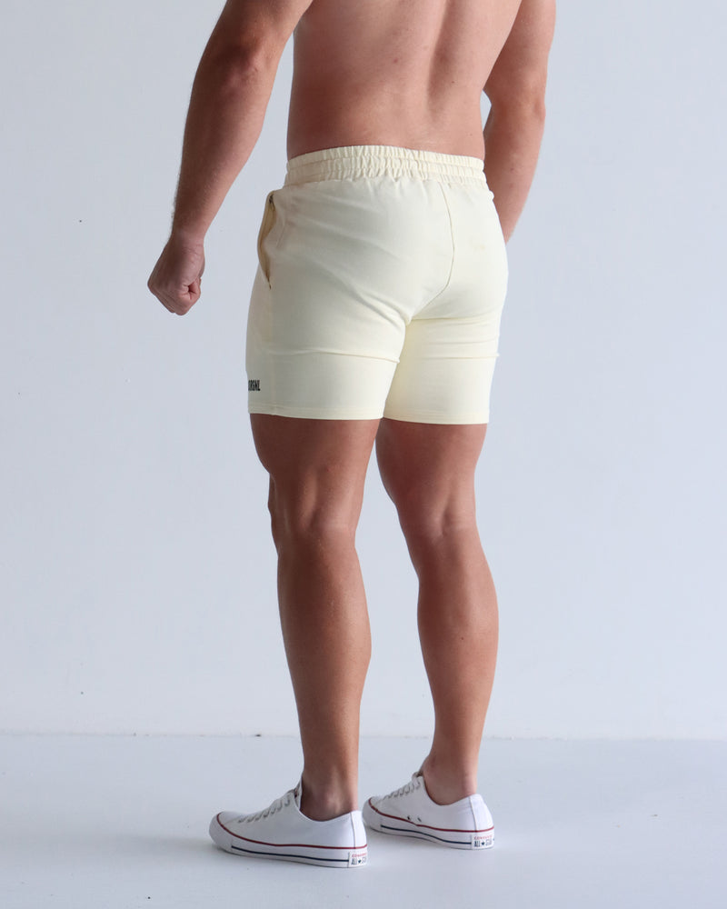 5" Base Shorts - Cream