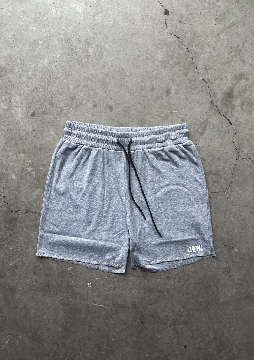 5" Raw Edge Shorts - Grey