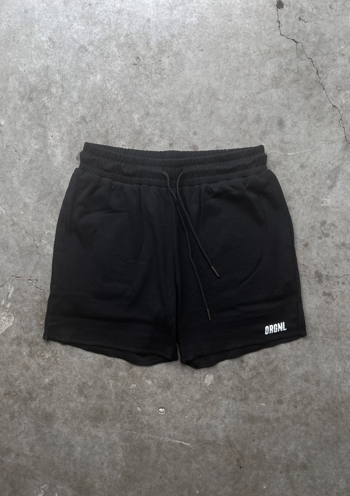 5" Raw Edge Shorts - Black